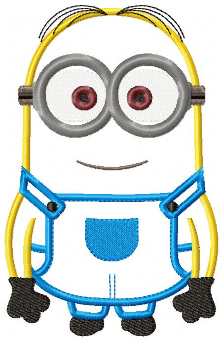 Minions Boy - Applique Embroidery - Machine Embroidery Design ...