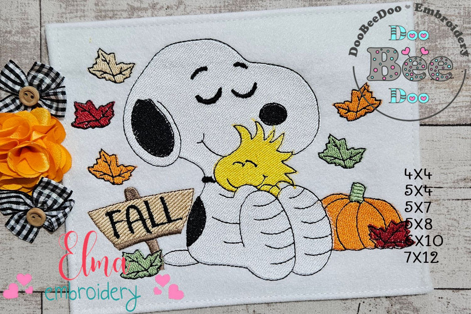 Fall Machine Embroidery Designs and ITH Projects – DooBeeDoo Machine ...