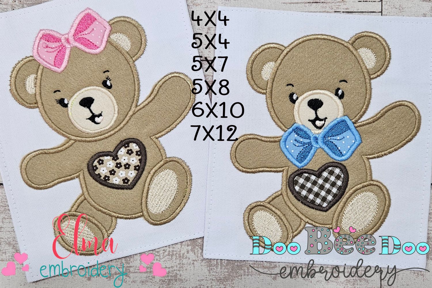 Teddy Bear Embroidery Designs – DooBeeDoo Machine Embroidery Designs