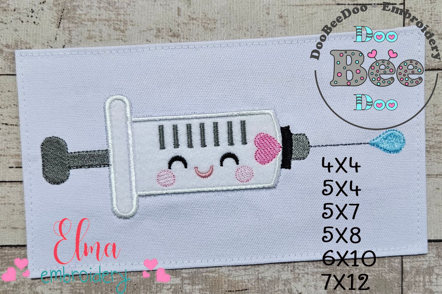 Hygiene and Medicine Machine Embroidery Designs – DooBeeDoo Machine ...