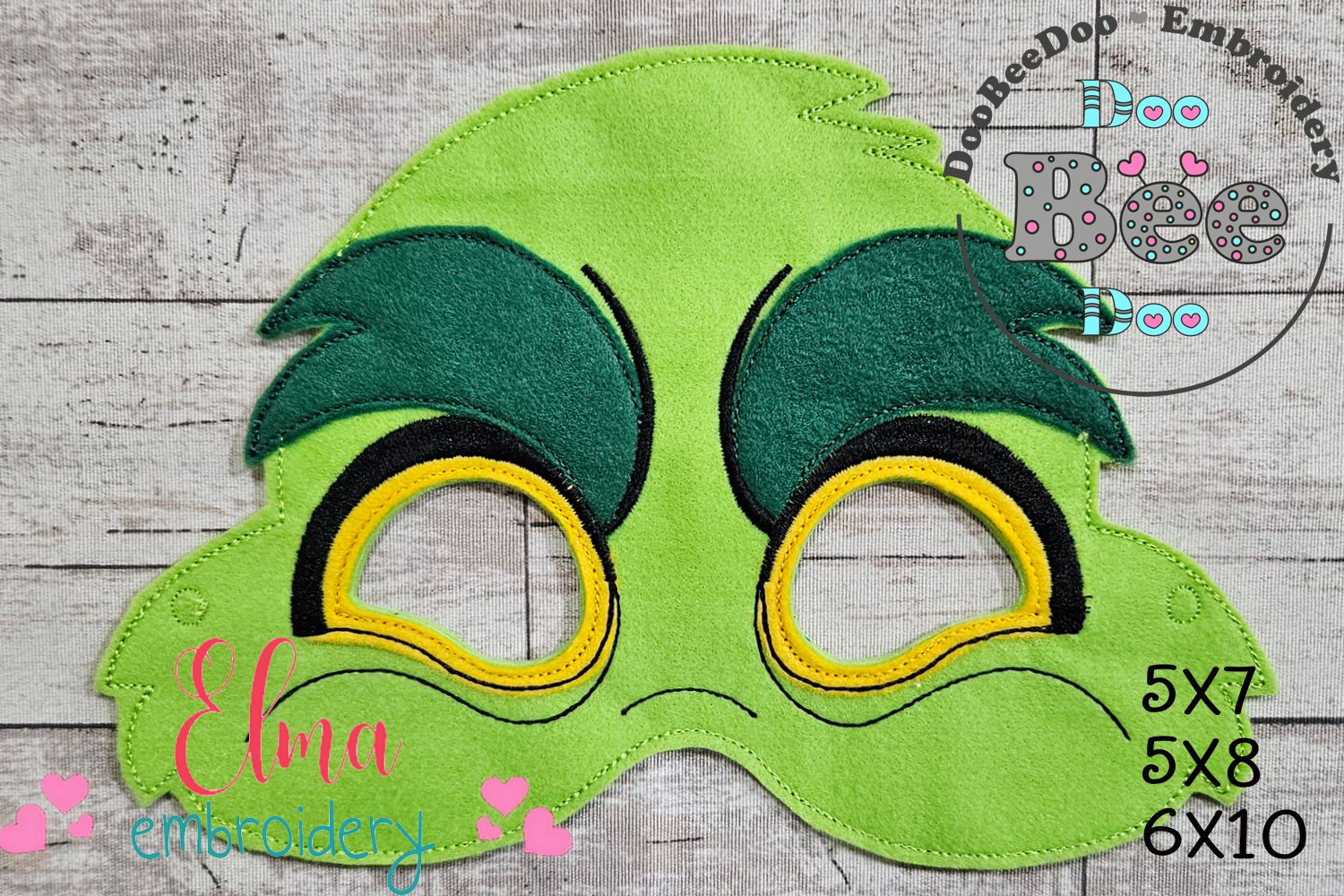 The Grinch Mask ITH Project - Applique - Machine Embroidery Design ...