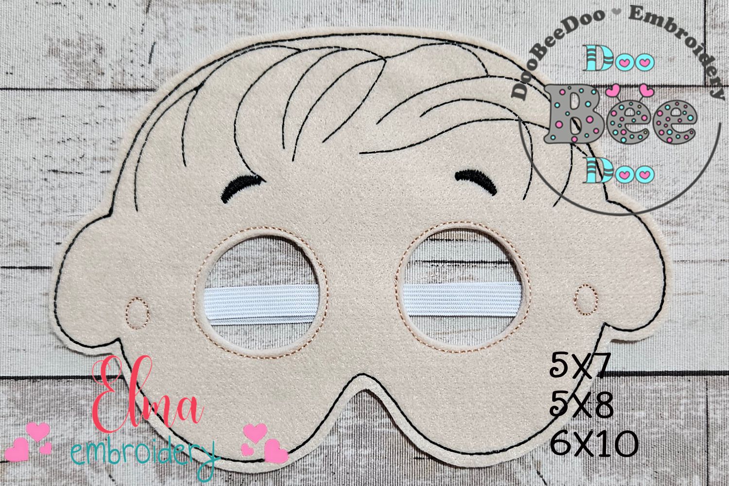 Linus Mask – Appliqué – ITH Project – DooBeeDoo Machine Embroidery Designs