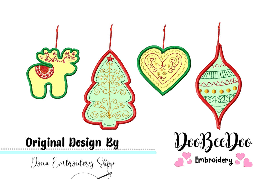 Christmas In The Hoop Machine Embroidery Designs – Page 12 – DooBeeDoo ...