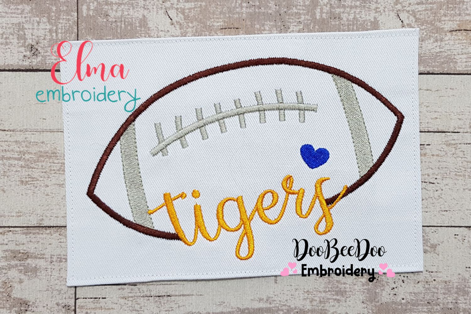 Football Machine Embroidery Design – DooBeeDoo Machine Embroidery Designs