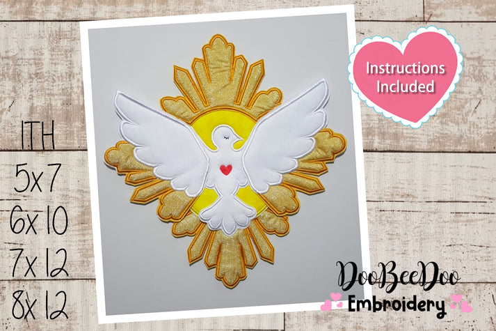 Holy Spirit - ITH Project - Machine Embroidery Design – DooBeeDoo ...