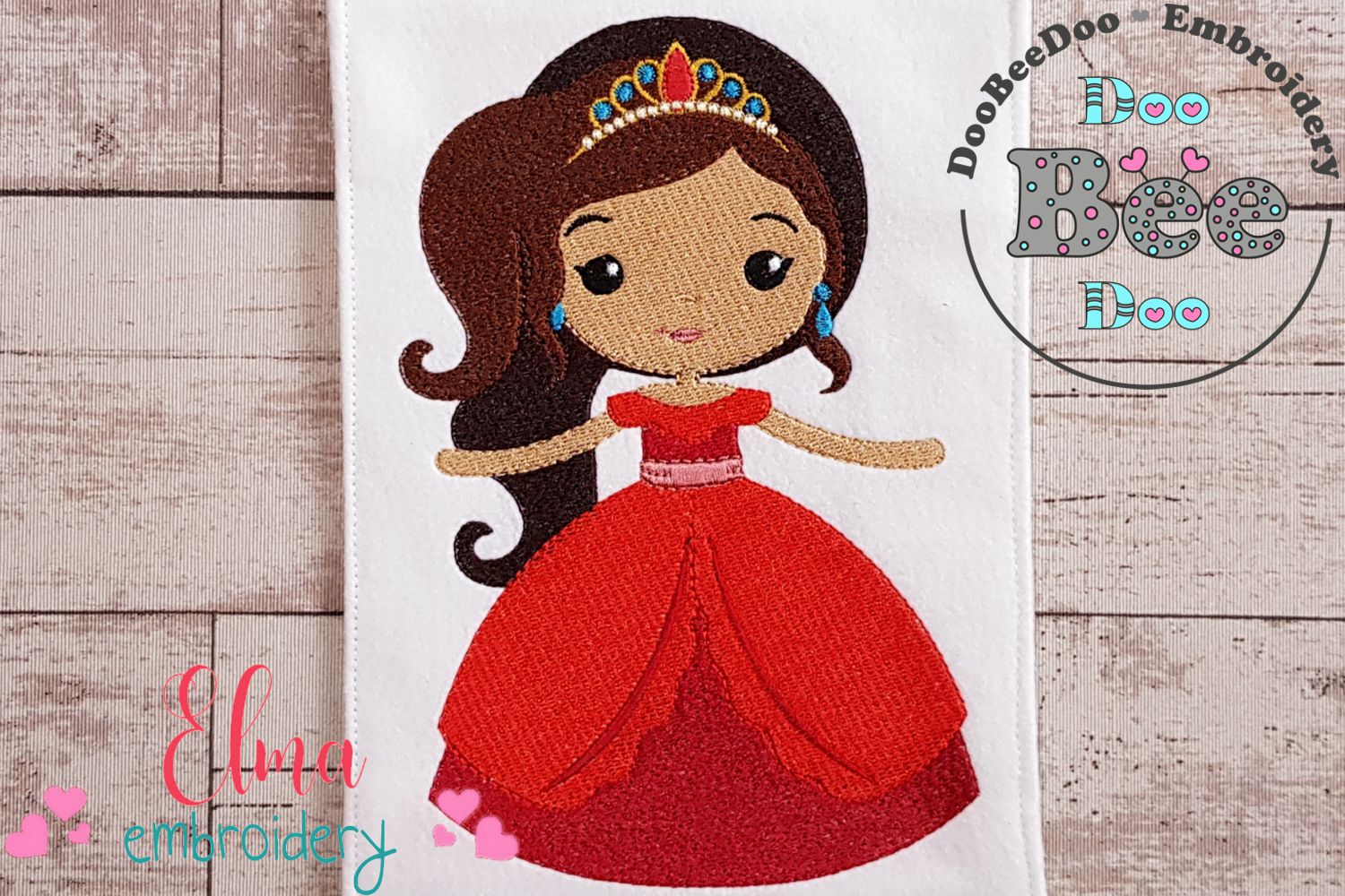 Princess Elena of Avalon - Fill Stitch Embroidery – DooBeeDoo Machine ...